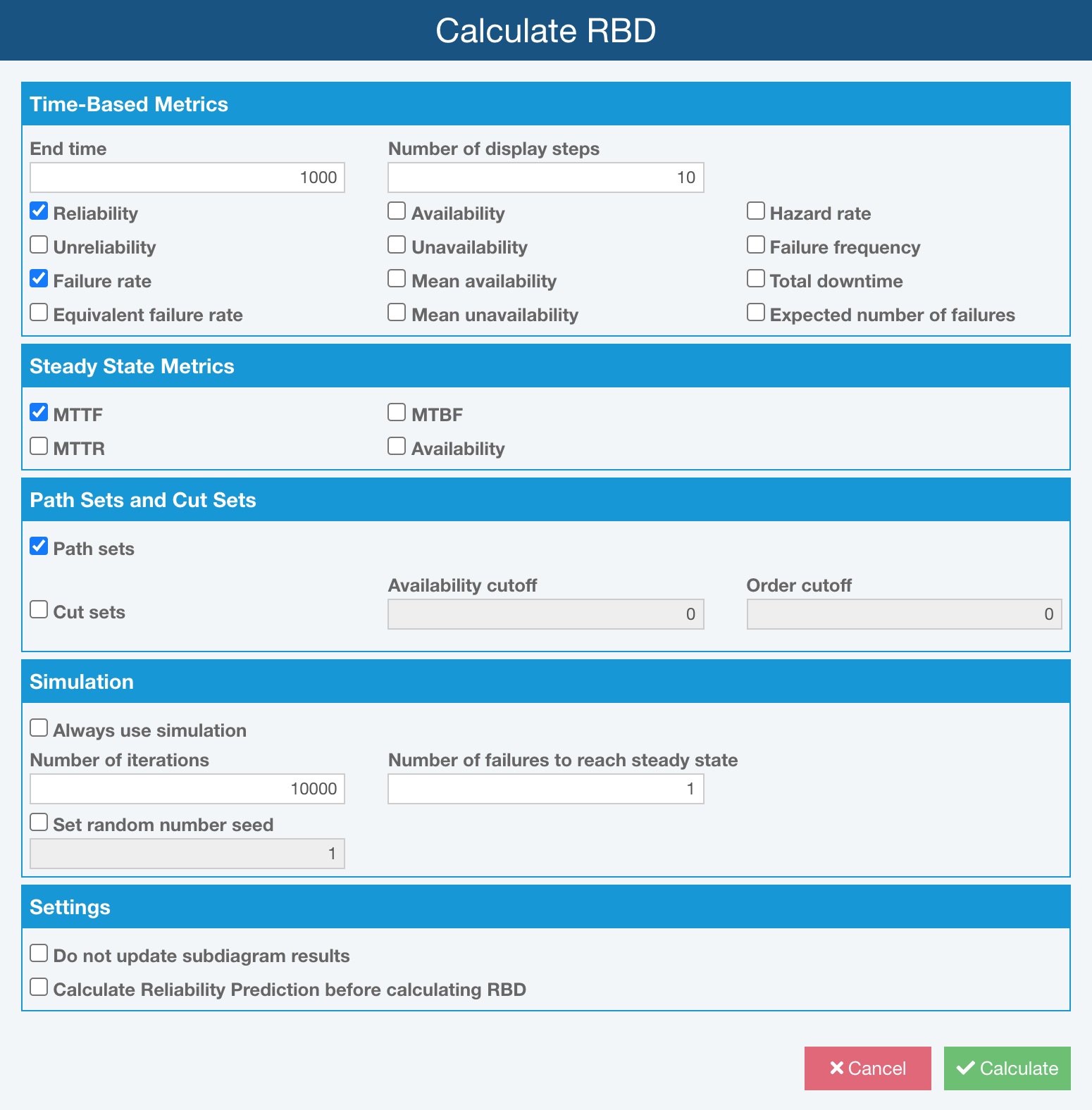Getting Started with Relyence RBD